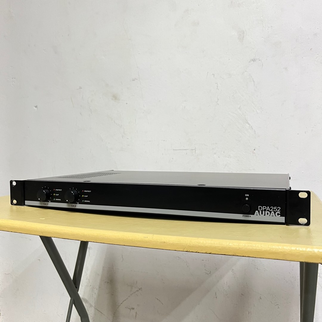 Audac DPA252 Dual-channel Class-D Amplifier (2 x 250W), Audio ...
