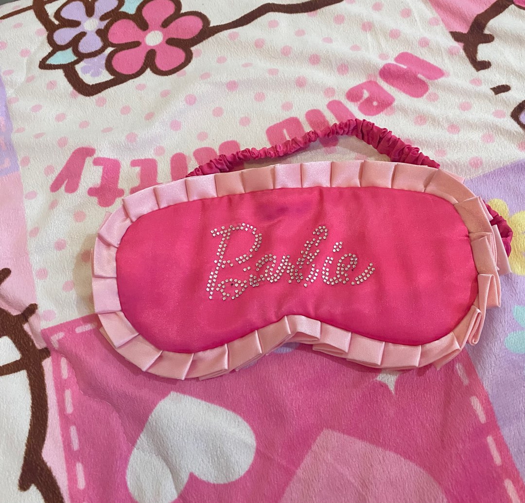 Barbie miniso sleeping eyemask preloved, Announcements on Carousell