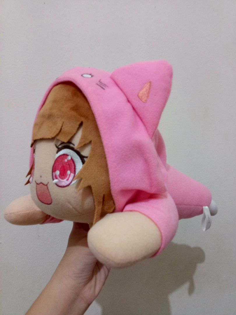 Big Original GiGo Tiropino VTuber Nesoberi Pink Neko Hoodie Cosplay ...