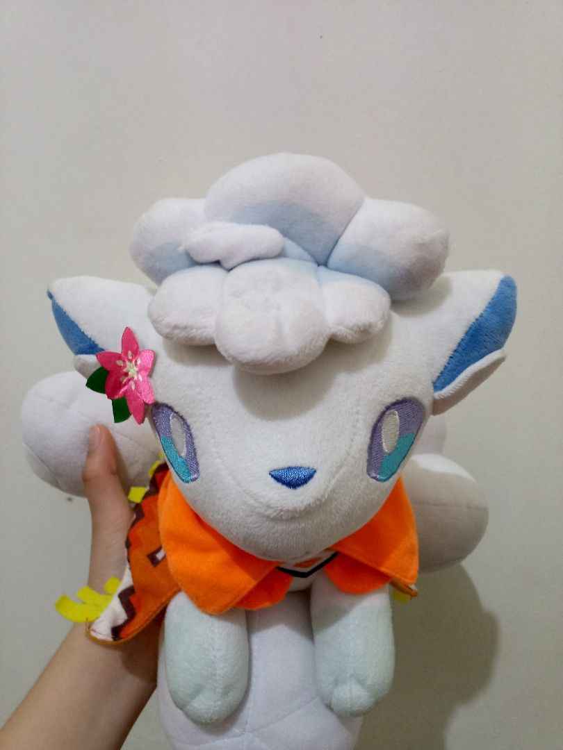 Big Pokemon Alolan Vulpix Winter Ver. Cute Kawaii Ice Snow Six Tailed ...