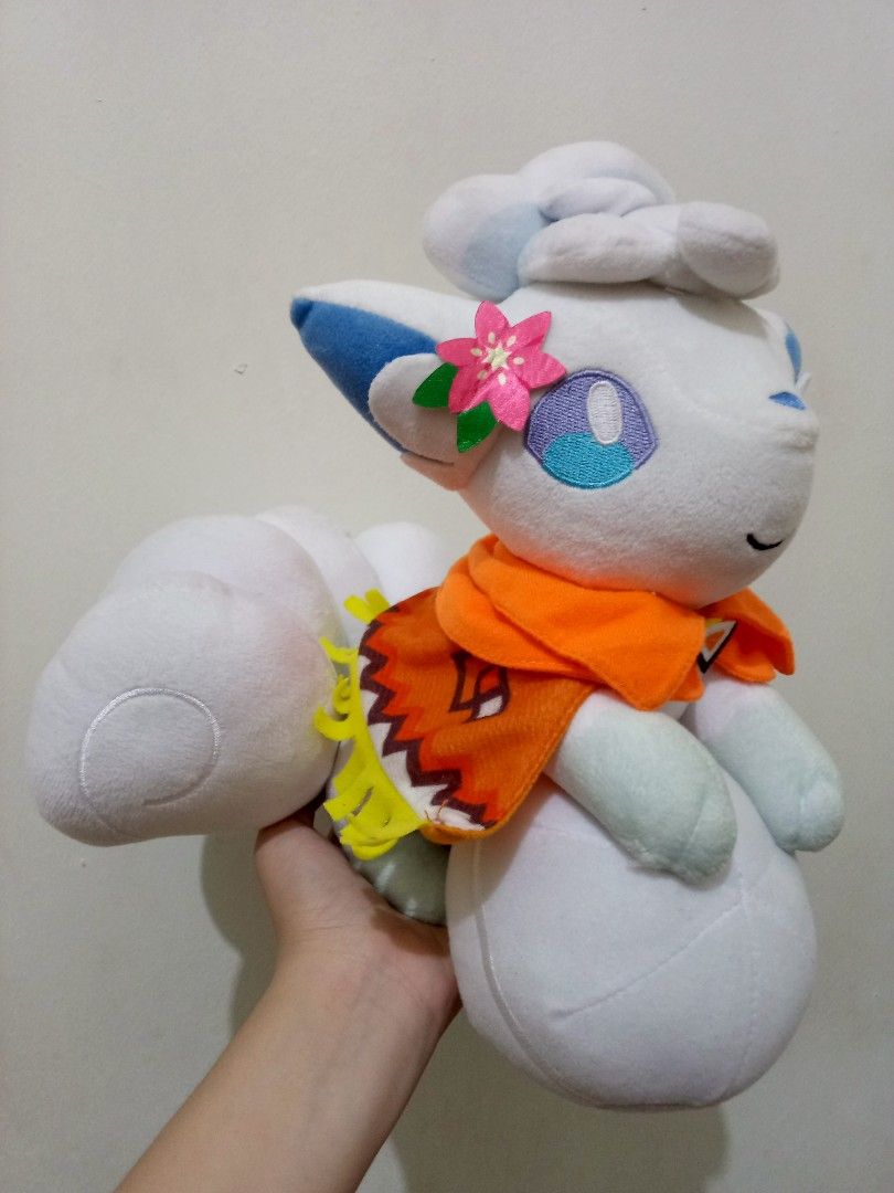 Big Pokemon Alolan Vulpix Winter Ver. Cute Kawaii Ice Snow Six Tailed ...