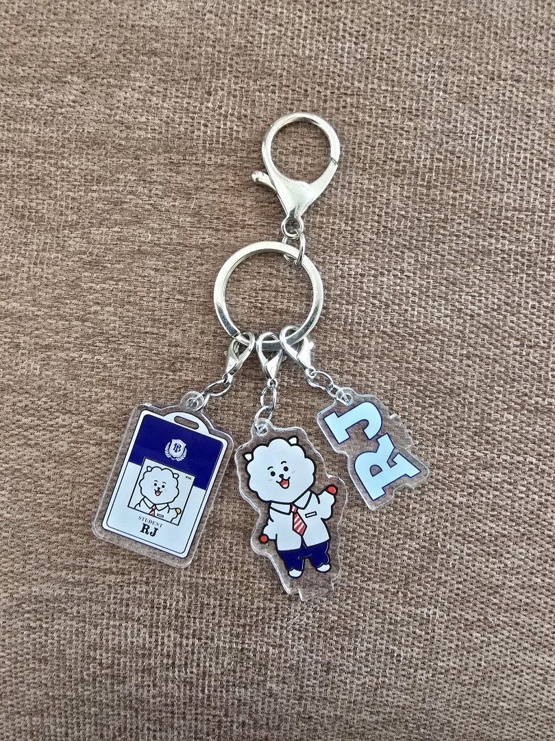 BT21 RJ Keychain (Jin), Hobbies & Toys, Collectibles & Memorabilia, Fan ...