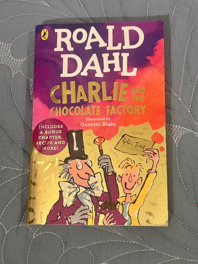 Charlie and the Chocolate Factory book, 興趣及遊戲, 書本 & 文具, 小說及非小說 - Carousell