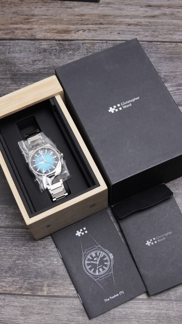 Christopher Ward "The Twelve" Titanium Astral Blue 40mm C12 NEW (0440 ...