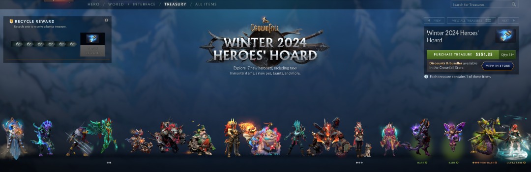 Crownfall - Winter 2024 heroes' hoard, Video Gaming, Video Games ...