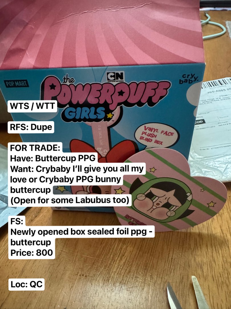 Crybaby x PPG (powerpuff) Buttercup, Hobbies & Toys, Toys & Games on ...