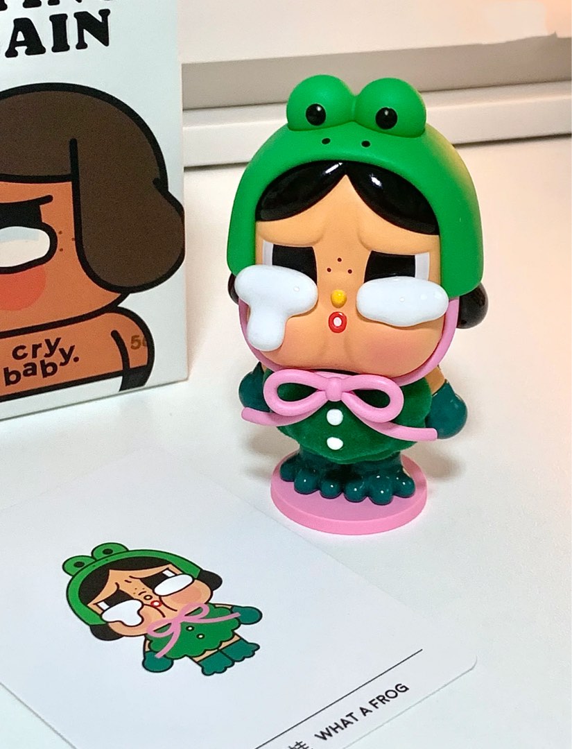 Crybaby Crying Again - Frog, Hobbies & Toys, Toys & Games on Carousell
