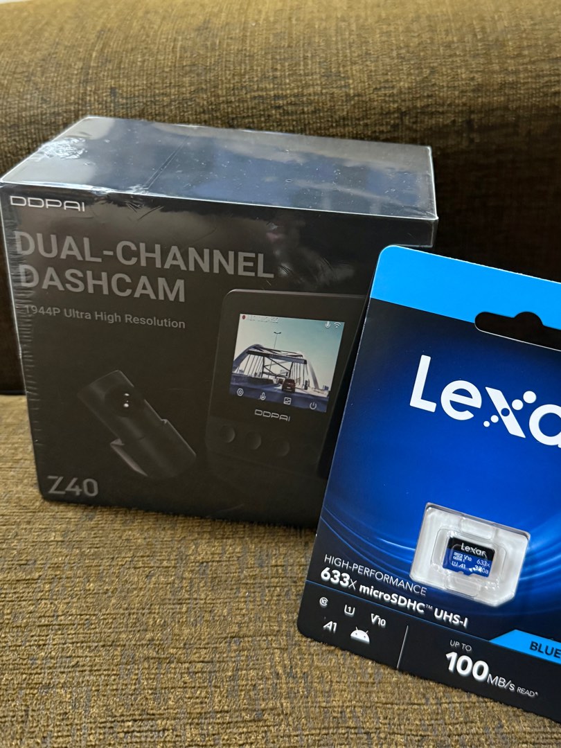 DDPAI Z40 1944P 3K GPS Front + Rear Dash Cam with memory card, Mobile ...