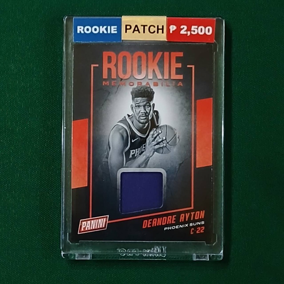 Deandre Ayton 2019 Rookie Memorabilia Patch - #DA NBA Card, Hobbies ...