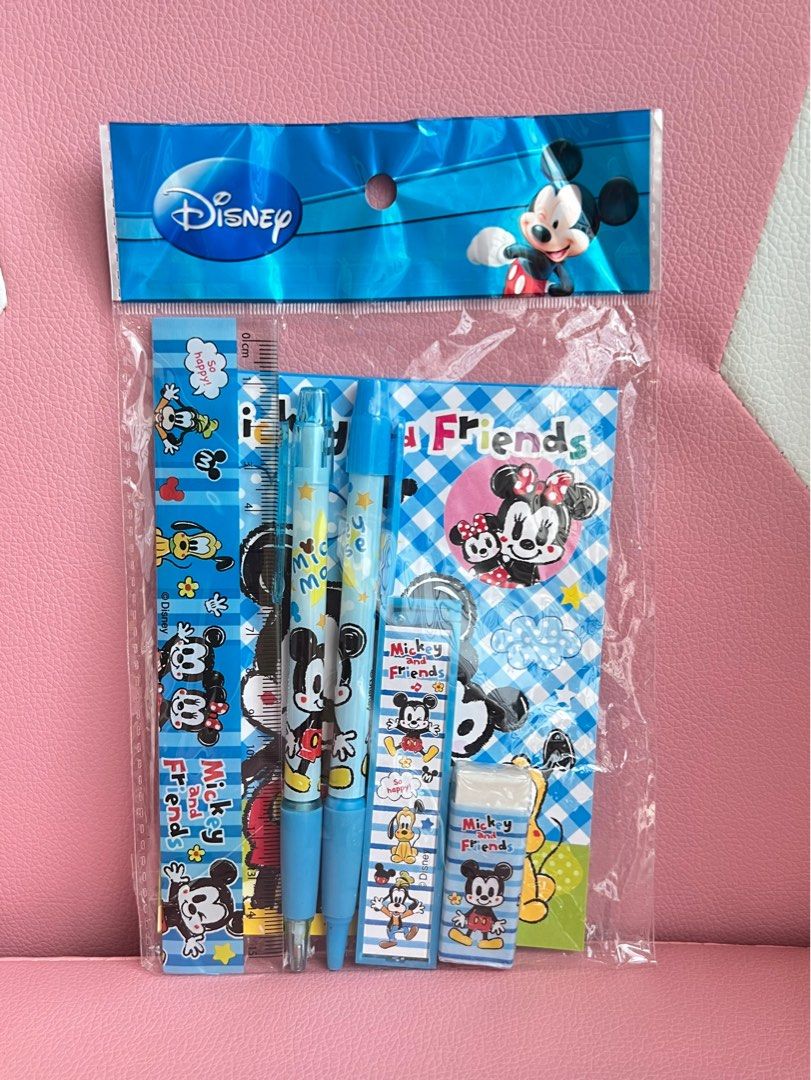 Disney Mickey & Minnie Mouse Stationery Set, Hobbies & Toys, Stationery ...
