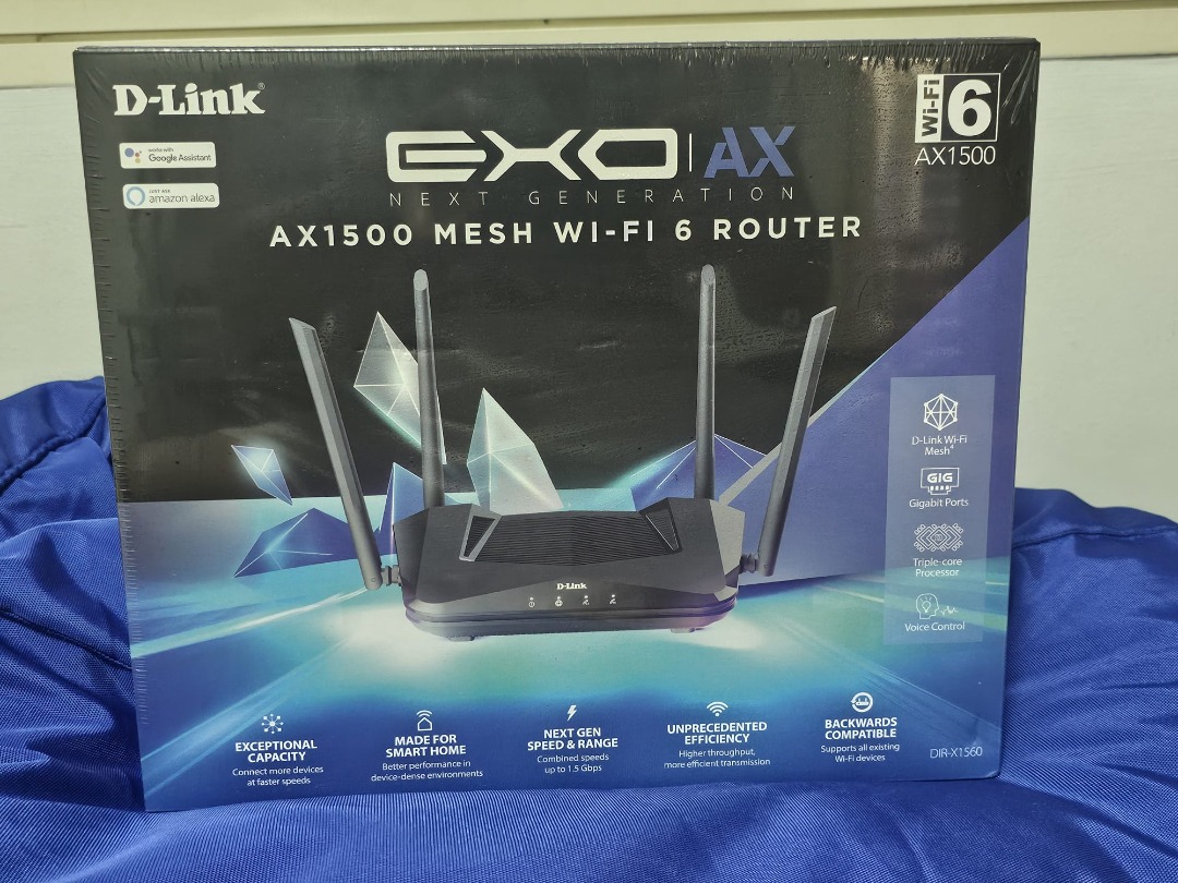 D-Link EXO AX1500 mash WI-FI router, Computers & Tech, Parts ...