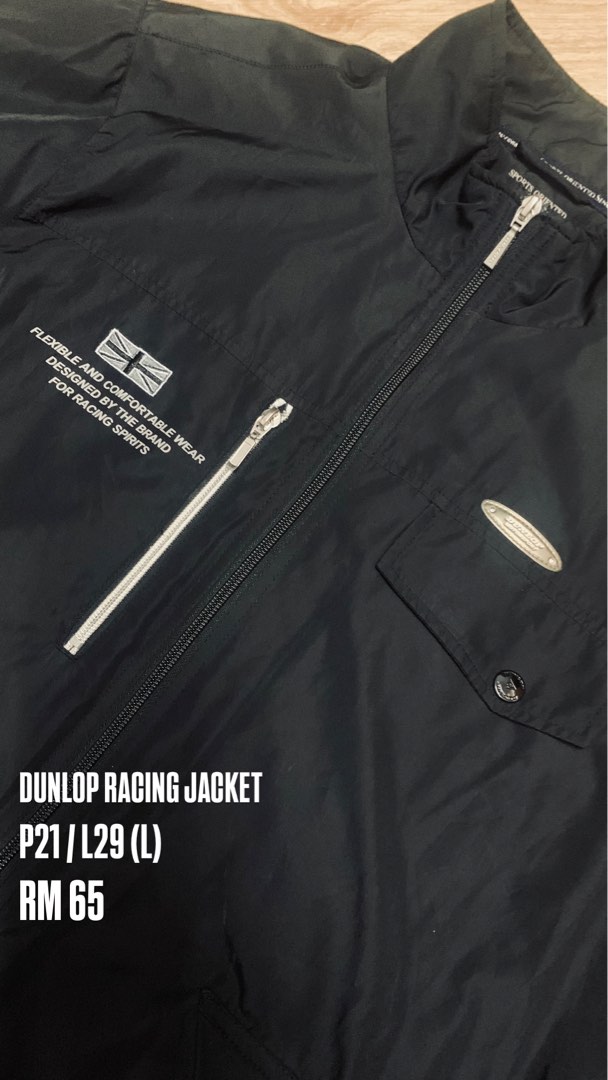 Dunlop Racing Jacket, Men's Fashion, Coats, Jackets and Outerwear on ...