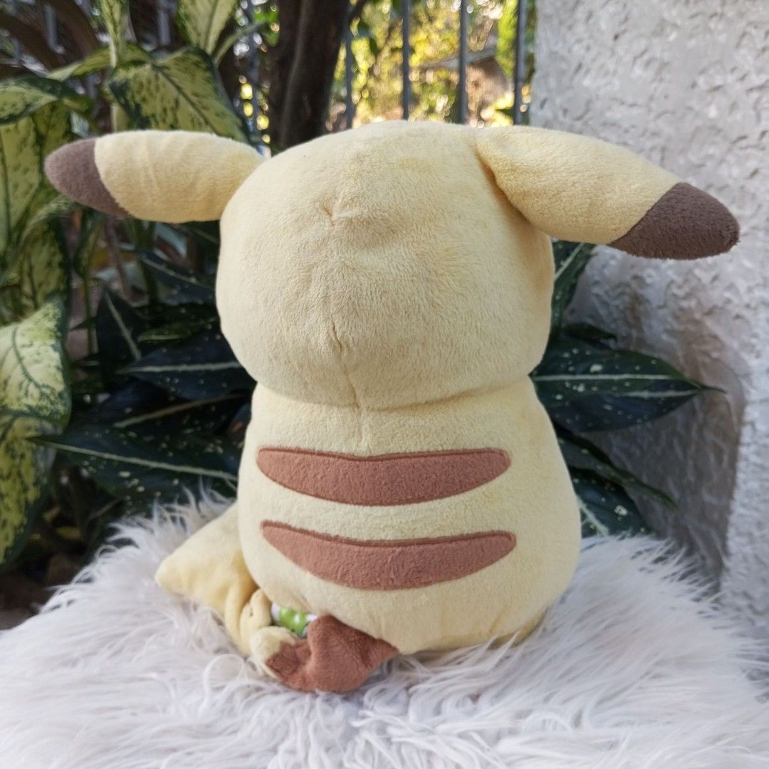 Electric-Type Pokemon PIKACHU Large Yellow Original Japan Plush Toy ...