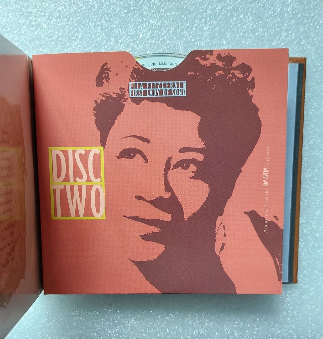 ELLA FITZGERALD First Lady of Song 3 CD Book, Audio, Portable Audio ...