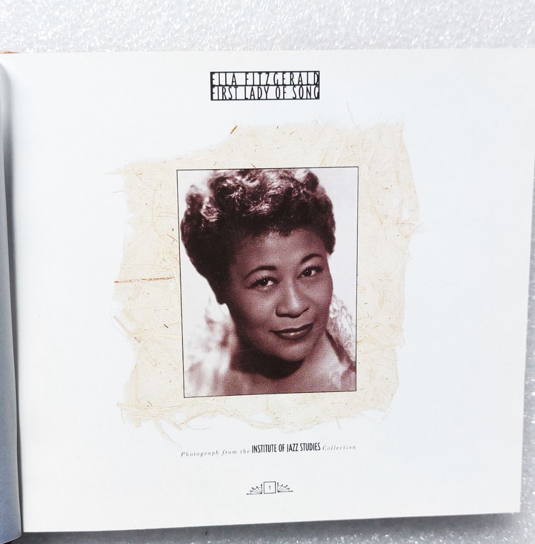 ELLA FITZGERALD First Lady of Song 3 CD Book, Audio, Portable Audio ...