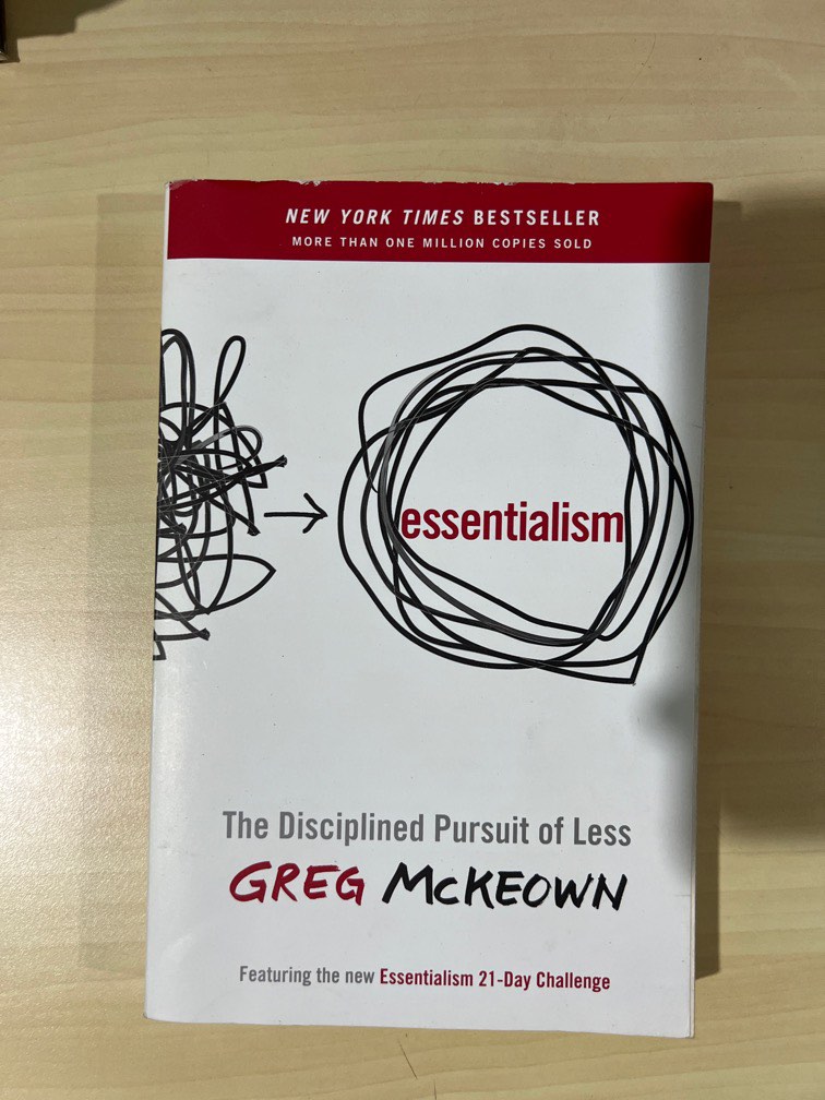Essentialism by Greg Mckeown, Hobbies & Toys, Books & Magazines ...