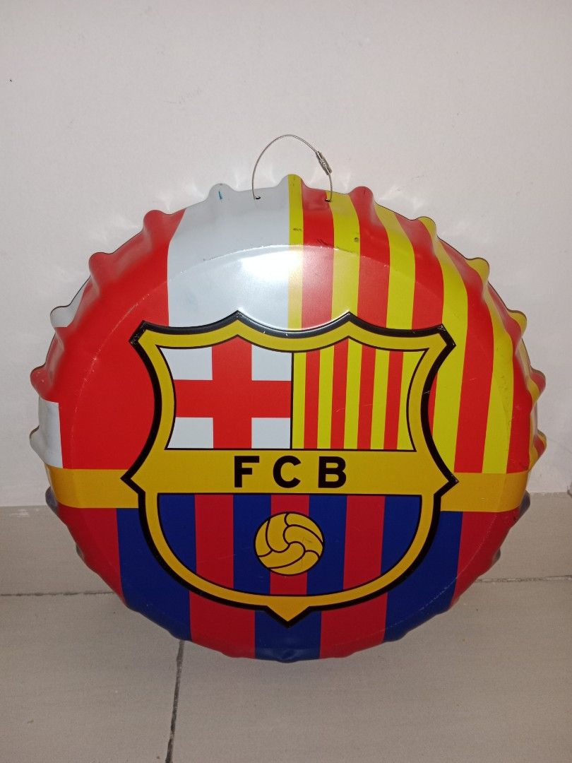 FC Barcelona Steel Plate, Hobbies & Toys, Collectibles & Memorabilia ...