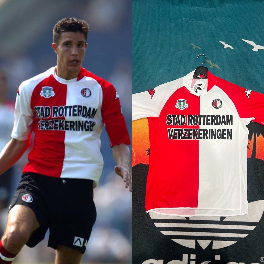 Feyenoord Home Jersey 2003/2004, Men's Fashion, Tops & Sets, Tshirts ...