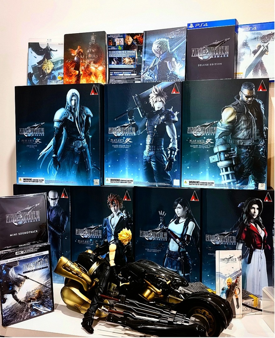FF VII REMAKE BUNDLE SET, Hobbies & Toys, Toys & Games on Carousell