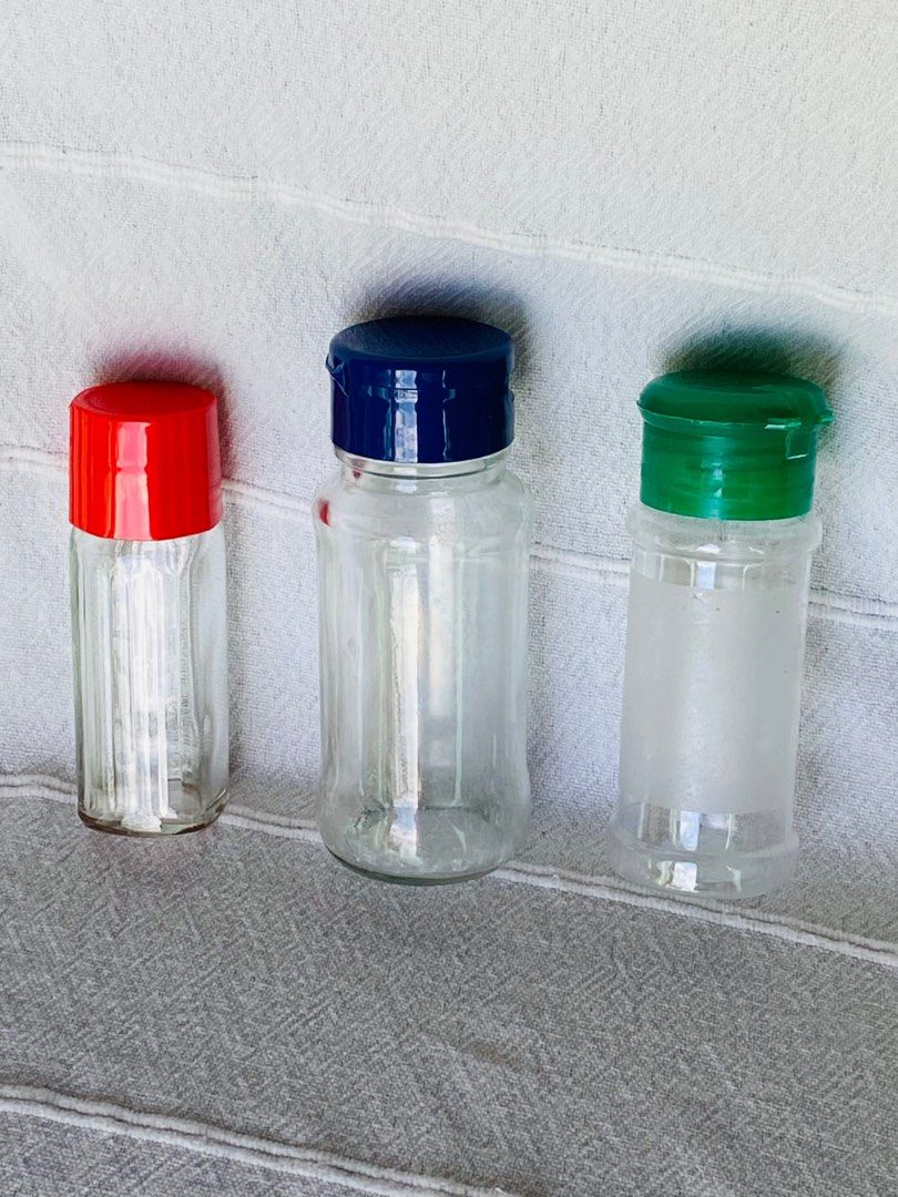 Food Containers/ peppers/salt /chili container, Furniture & Home Living ...