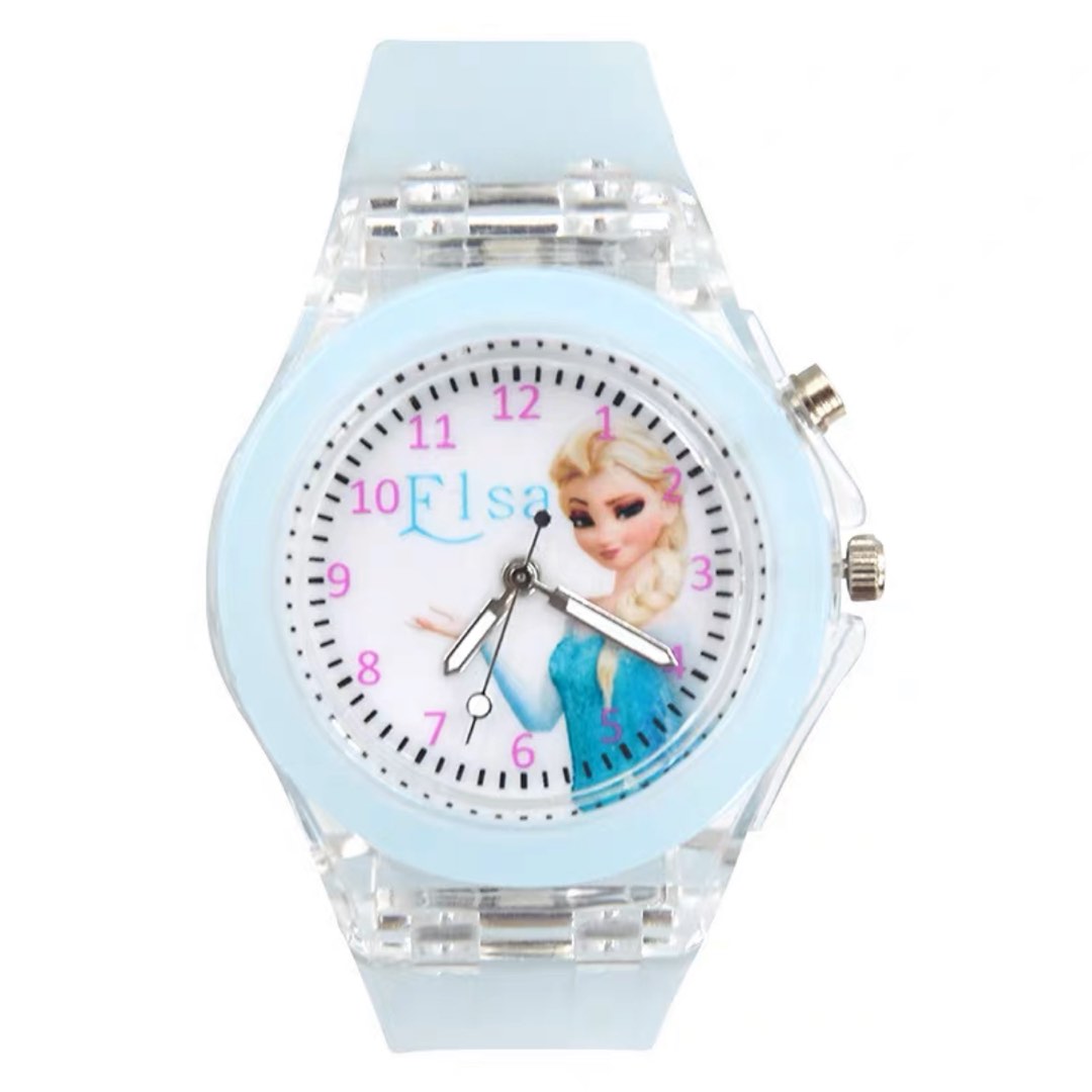 Frozen Elsa Anna watch with light, Babies & Kids, Babies & Kids Fashion ...
