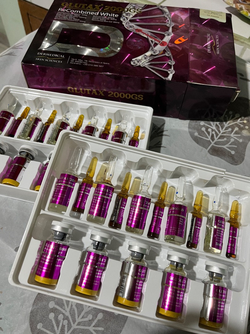 Gluta IV Set, Health & Nutrition, Health Supplements, Health Food ...