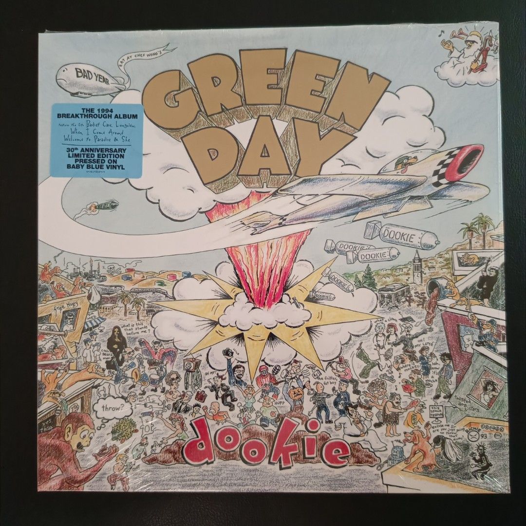 Green Day - Dookie 30th Anniversary Limited Baby Blue Vinyl/1LP (Brand ...