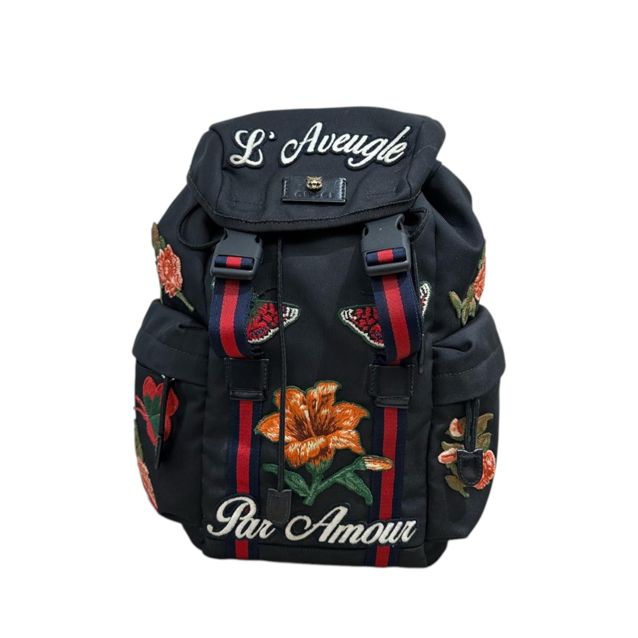 Gucci Floral Techpack Backpack in Black, Luxury, Bags & Wallets on ...