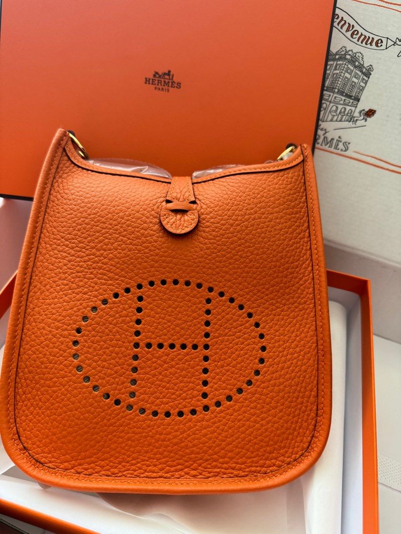 Hermes Mini Evelyn for sales, Luxury, Bags & Wallets on Carousell