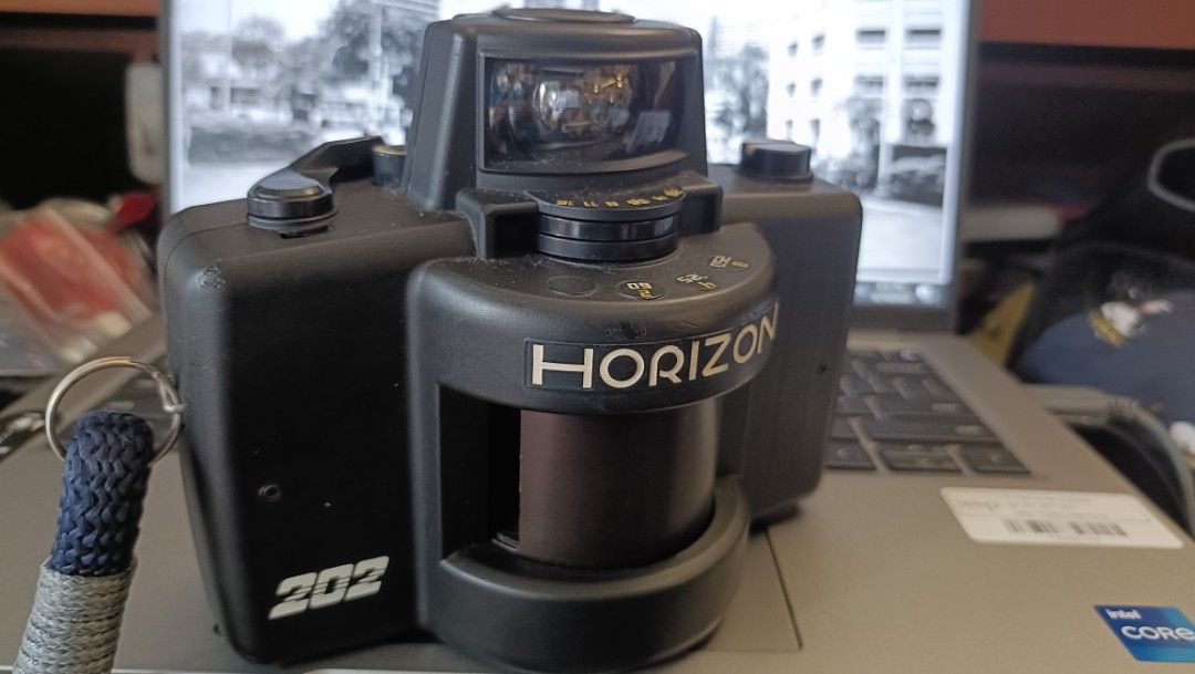 Horizon 202 Panoramic 35mm film camera (with original grip and filters ...