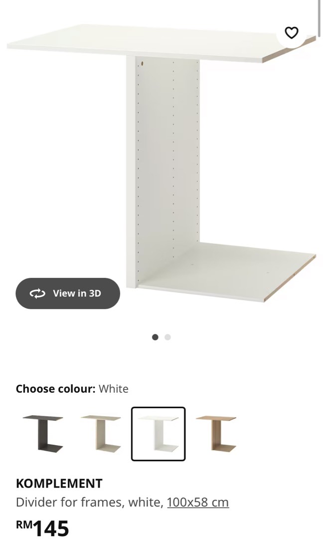 Ikea pax Komplement, Furniture & Home Living, Home Improvement & Organisation, Clothes Drying ...