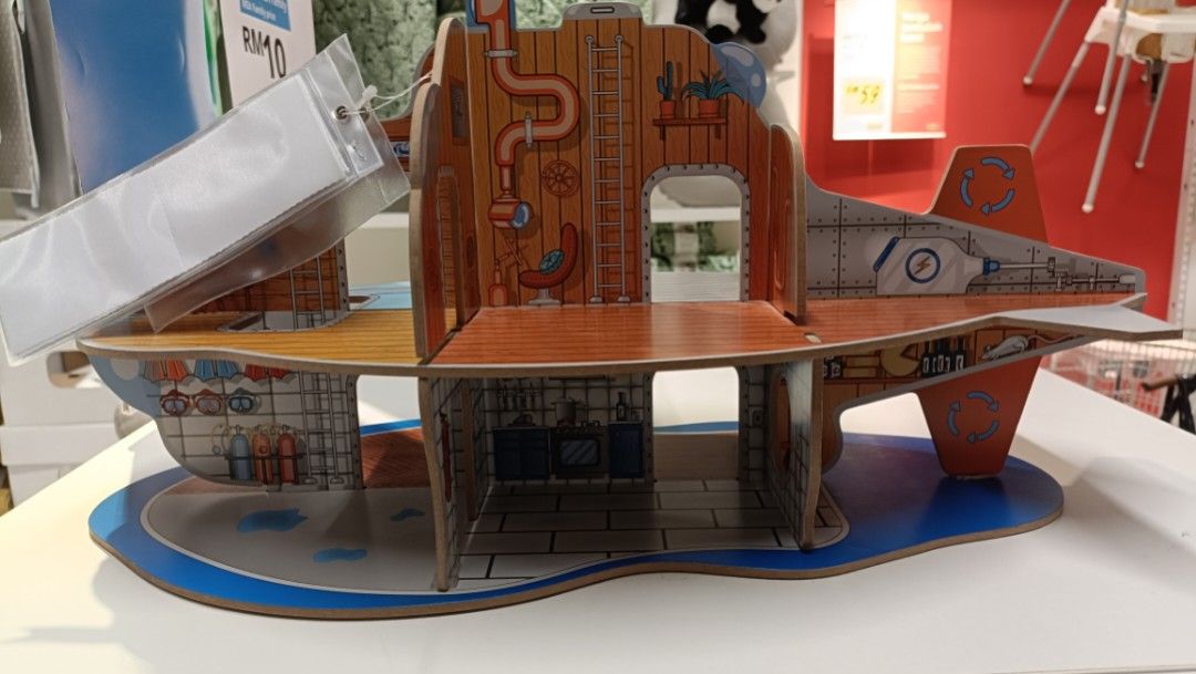 Ikea Submarine Playset 11 pcs, Hobbies & Toys, Toys & Games on Carousell