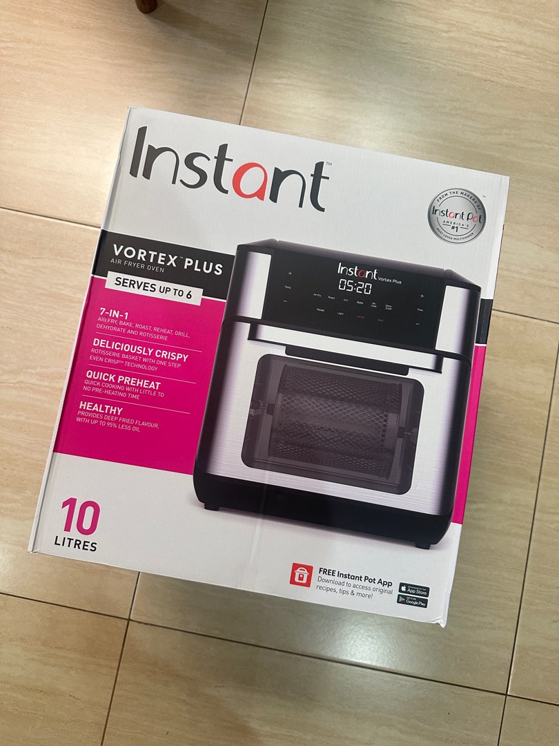 Instant Vortex Plus 7-in-1 Smart Air Fryer Oven 10L, TV & Home ...