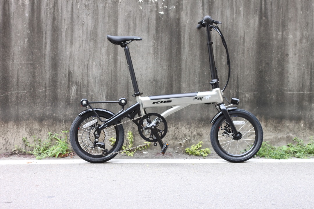 ~騎車趣~KHS ePony 電力輔助摺疊車 16吋電輔車 小折 小褶 功學社 電輔摺疊車, 體育器材, 自行車及配件, 單車在旋轉拍賣