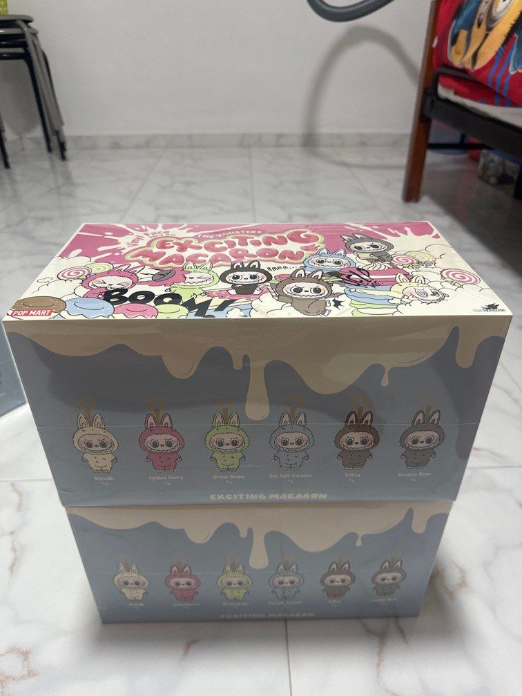 LABUBU THE MONSTERS - Tasty Macarons Vinyl Face Blind Box V1, Hobbies ...