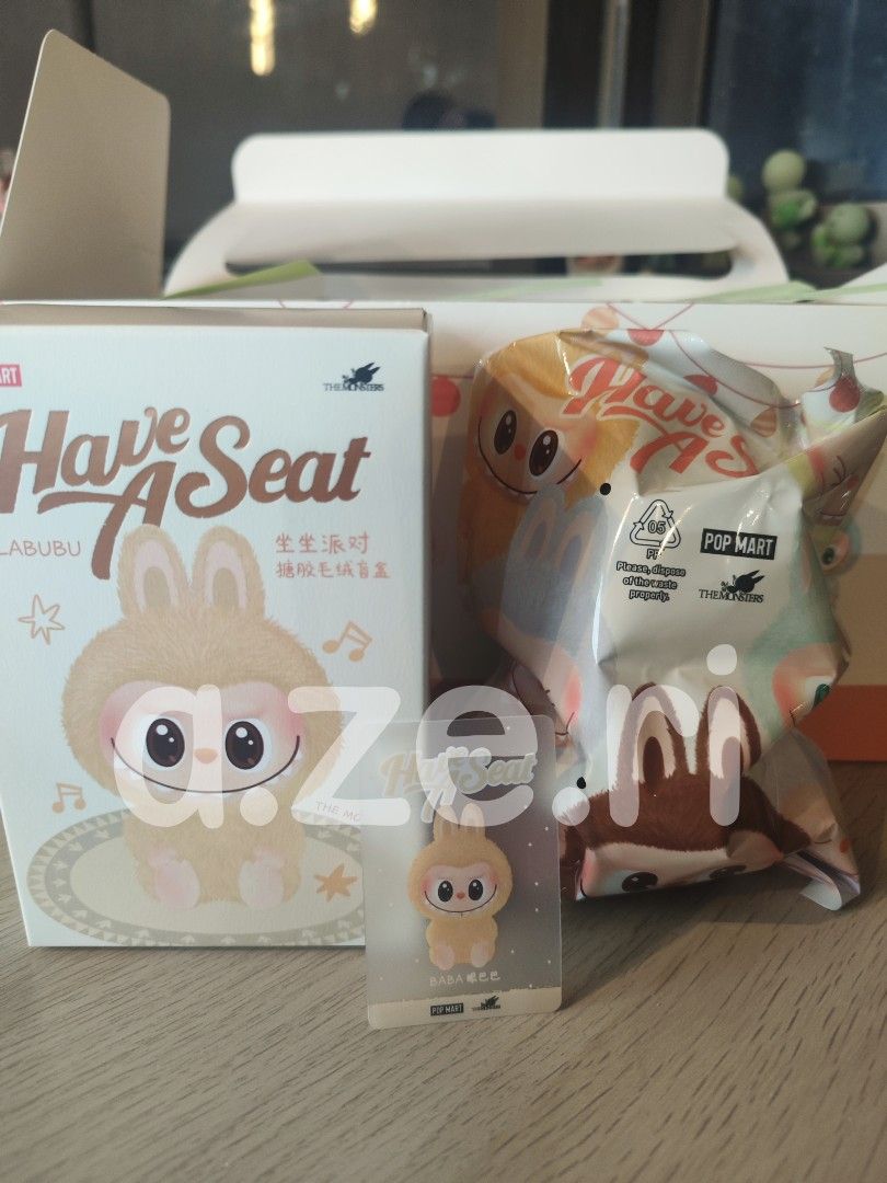 LABUBU V2 HAVE A SEAT: BABA, Hobbies & Toys, Memorabilia & Collectibles ...