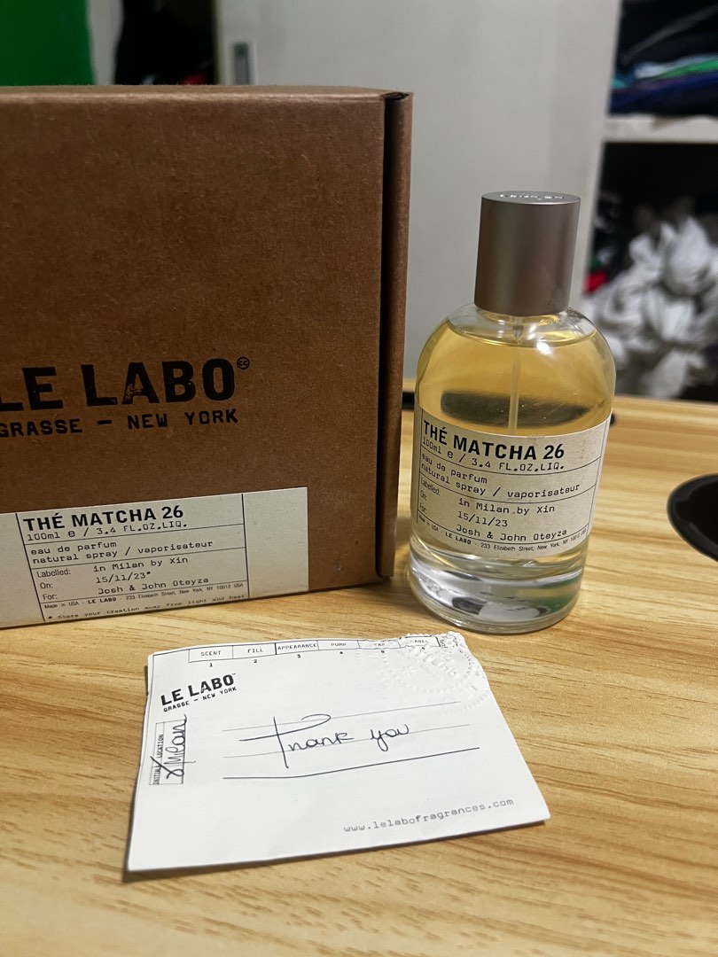 Le Labo Matcha 26, Beauty & Personal Care, Fragrance & Deodorants on ...
