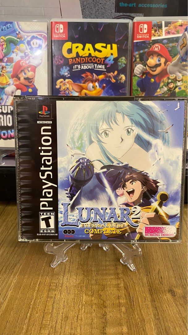Lunar 2 ps1 complete with map and making disc, Video Gaming, Video ...