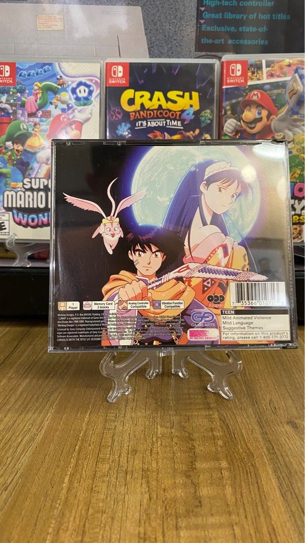 Lunar 2 ps1 complete with map and making disc, Video Gaming, Video ...