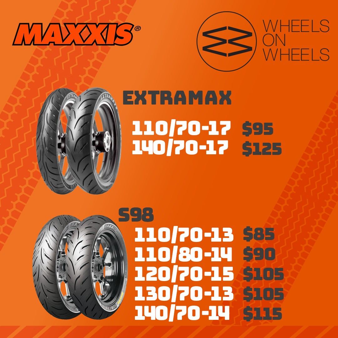 Maxxis motorcycle tyre, Motorcycles, Motorcycle Accessories on Carousell