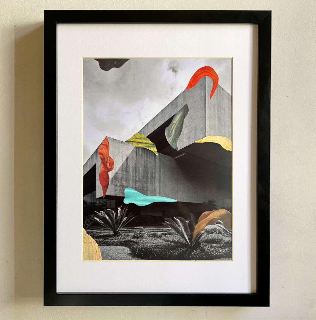 MAYNILA SERIES: PICC By Locsin 17 x 13.5 inches Original Collage ...