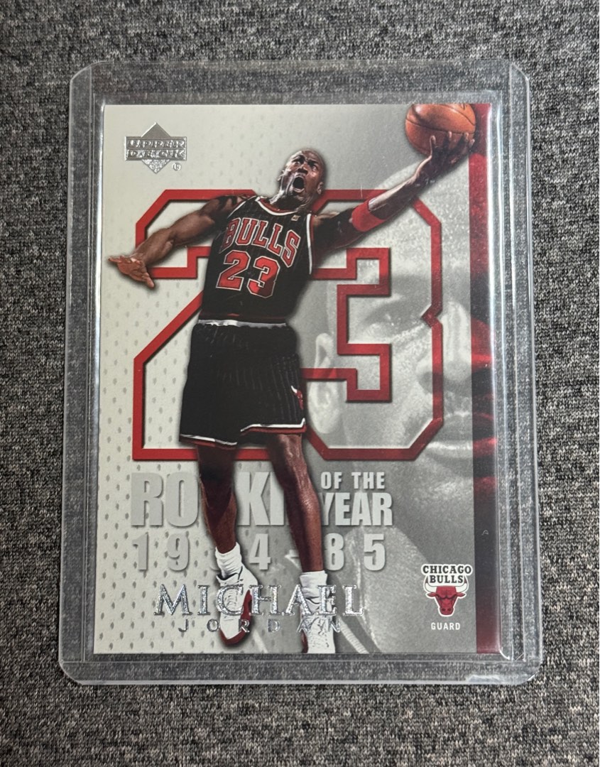 Michael Jordan Upper Deck Rookie of the Year Insert MJ38 NBA Card, Hobbies & Toys, Toys & Games ...