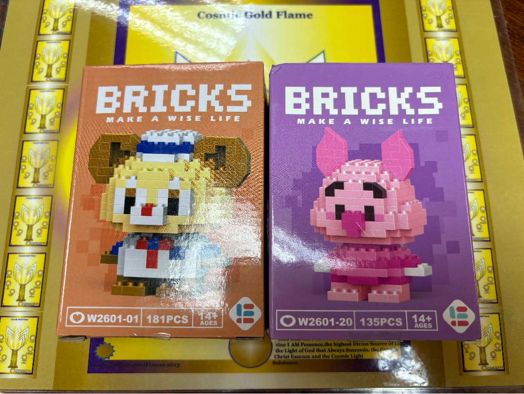 New Micro Bricks Disney Duffy (181pcs) Lego / Piglet, 興趣及遊戲, 玩具 & 遊戲類 ...