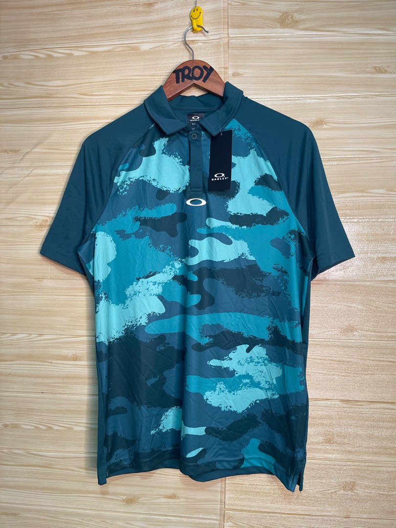 OAKLEY CAMOU POLO SHIRT, Men's Fashion, Tops & Sets, Tshirts & Polo ...