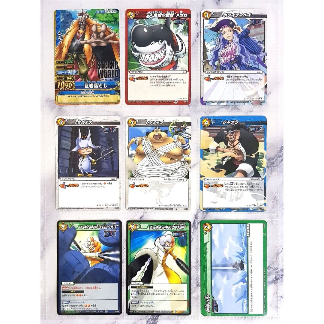 Take All One Piece TCG Cards Luffy Boa Nami Zoro Chopper Usopp Shiki ...