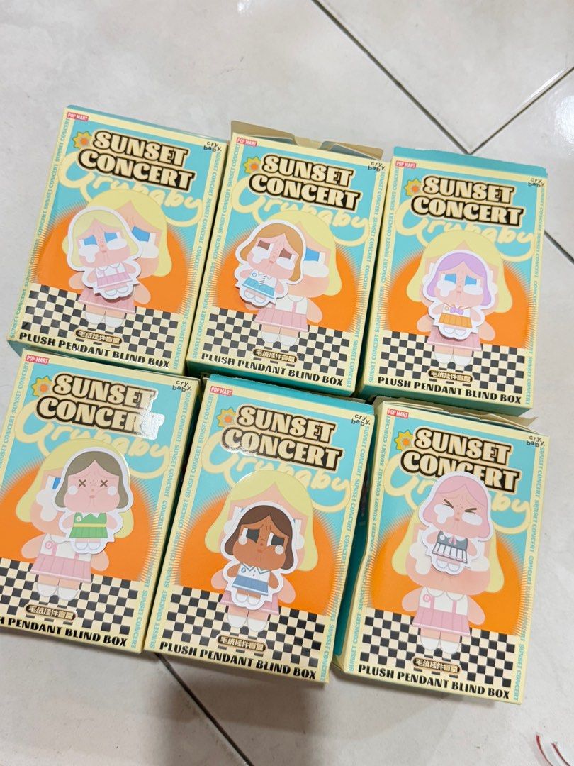 Popmart crybaby sunset concert, Hobbies & Toys, Toys & Games on Carousell