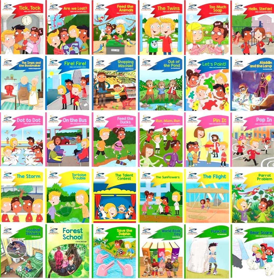 Rising Stars - Reading Planet ｜30 Books Collection Set |Level 1 - 5｜閱讀 ...