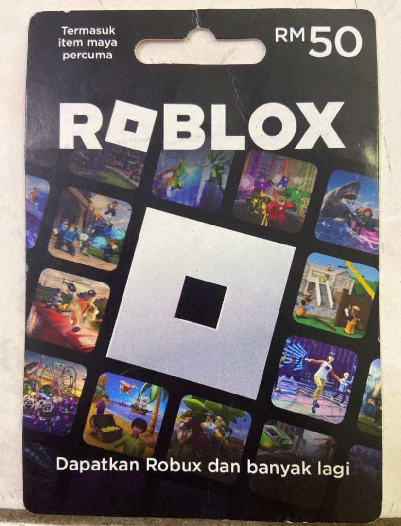 Roblox game card credit RM50, Hobbies & Toys, Toys & Games on Carousell