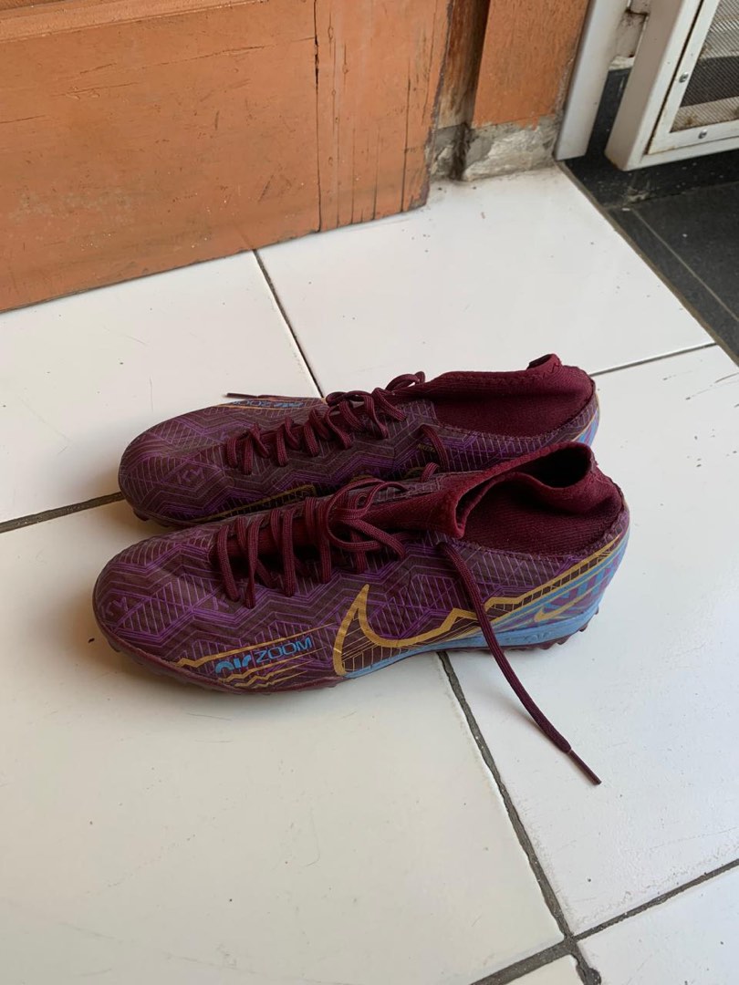 Sepatu Bola Nike Air Zoom Mercurial superfly 9 Kylian Mbappe Academy ...