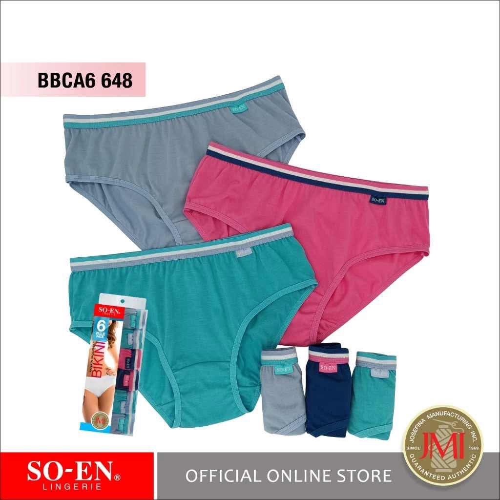 SOEN panty bikini style 6 pack (Large), Women's Fashion, Undergarments ...